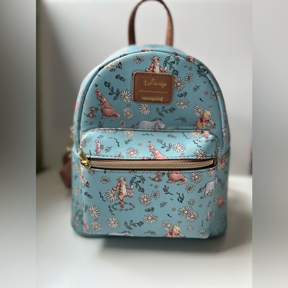 Bags | Loungefly Light Blue Winnie The Pooh Backpack | Poshmark